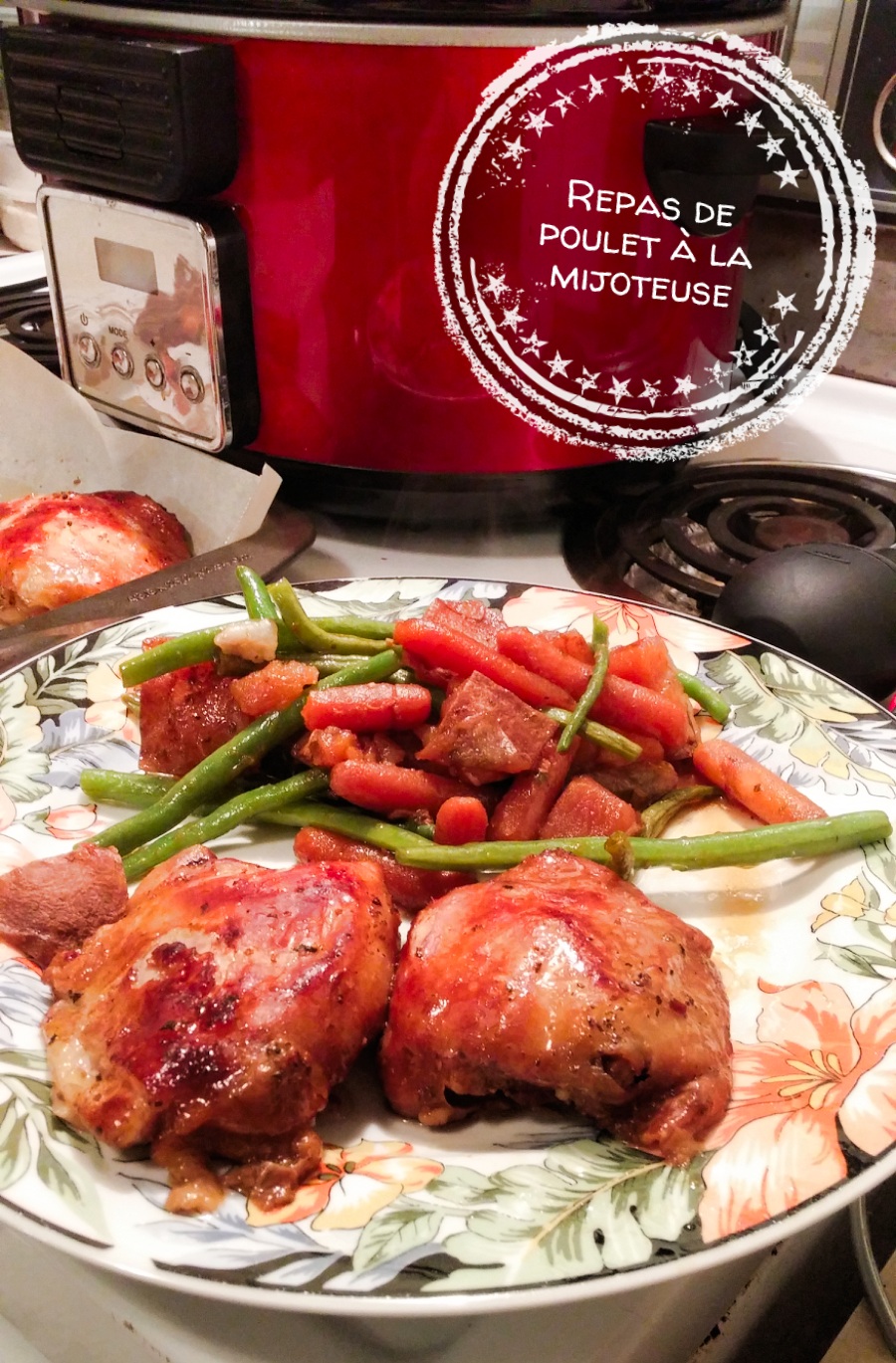 Repas De Poulet à La Mijoteuse Au Bout De La Langue
